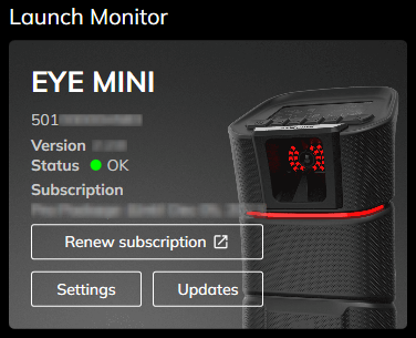 How do I connect my launch monitor to my network?